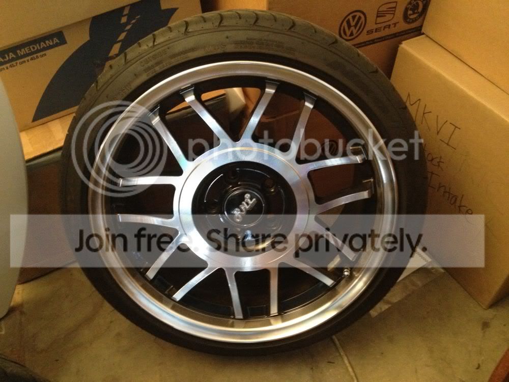 FS: RML Snowflakes 18x8.5 w/ Tires and Wheel Locks! SOCAL LOCAL | VW ...