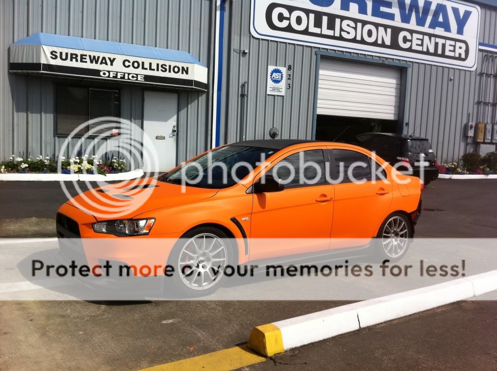 My Matte Orange EVO X | Mitsubishi Lancer Evolution Forum